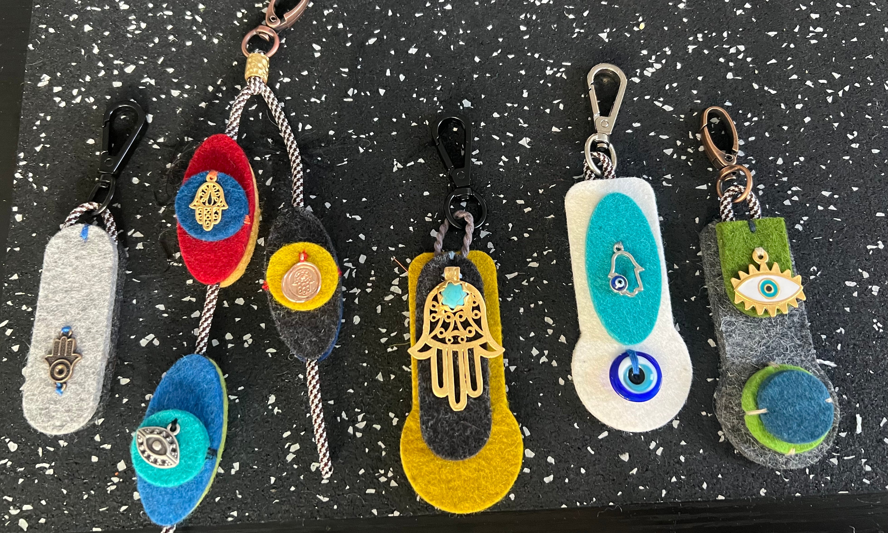 WALL ART | Hamsa / Evil Eye on Cork - Jewish Joy Judaica – JEWISHJOY.co